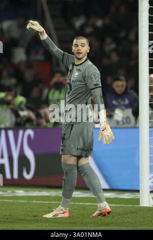 PSG goalkeeper Lucas Chevalier during the French championship Ligue 1 ...
