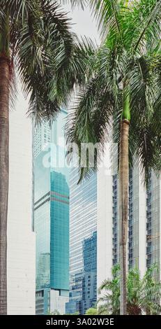 Urban background, color toning applied, Manila, Philippines Stock Photo ...