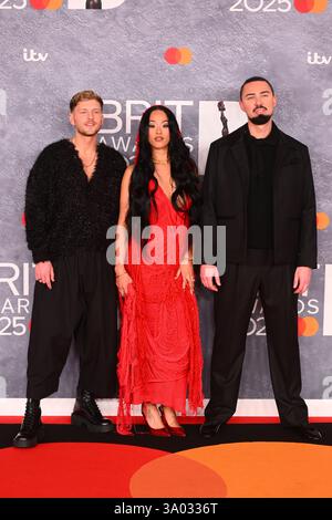 ***EDITORIAL USE ONLY*** Jazzy attends The BRIT Awards 2024 at The O2 ...