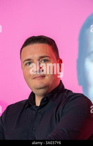 Health Secretary Wes Streeting speaking at the Institute for Government ...