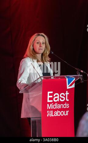 Lucy Rigby MP, Solicitor General, speaking at the East Midlands Labour ...