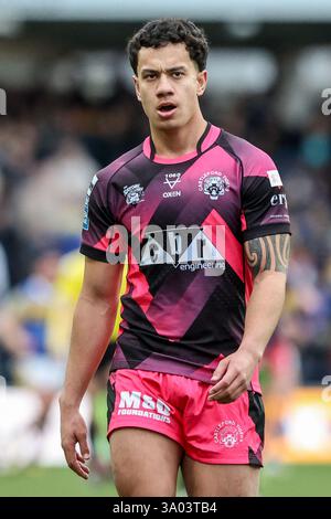 Castleford Tigers' Daejarn Asi during the Betfred Super League match at ...