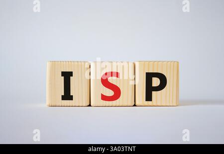 ISP Internet Service Provider acronym on colorful sticky notes Stock ...