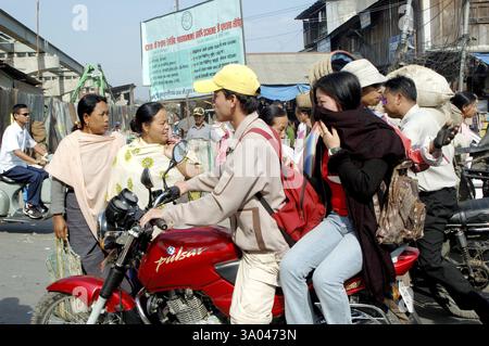 Street scene, Imphal, Manipur, India, Asia Stock Photo - Alamy