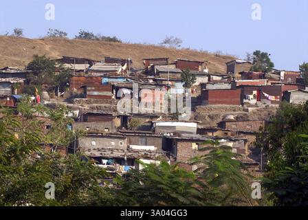 Slums, Parvati Hills, Pune, Maharashtra, India Stock Photo - Alamy