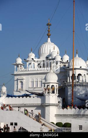Anandpur Sahib Gurudwara at Anandpur sahib city in Rupnagar district, Punjab, India, Asia Stock ...