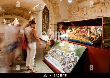 Dormition of Mary, 16th century, next to apocryphal painting by ...