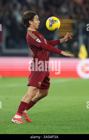 Rome, Italy. 02nd Mar, 2025. Comoâ??s Spanish forward Assane Diao controls the ball during the ...