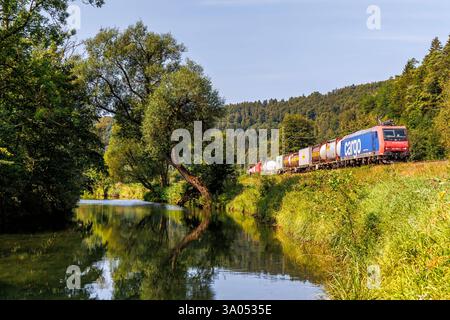 SBB (Swiss Railways) freight train Stock Photo - Alamy