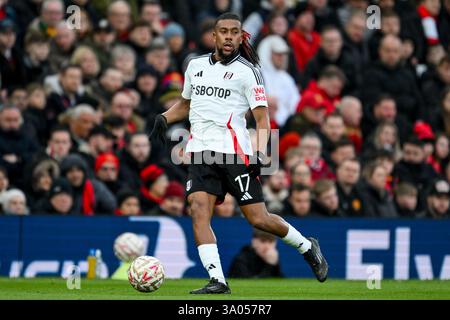Alex Iwobi of Fulham during the Manchester United FC v Fulham FC ...