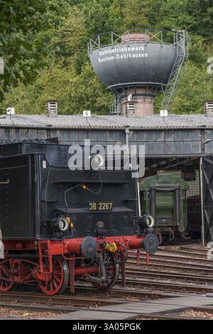 Old german railway roundhouse in Gniezno, Poland. Ruins, rust and decay ...