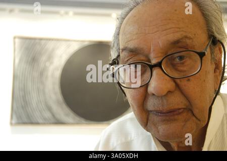Sayed Haider Raza Indian painter India artist Stock Photo - Alamy