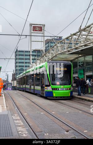 London trams Croydon Tramlink Stadler Variobahn tram no 2565 at East ...