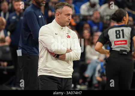 Toronto Raptors head Coach Darko Rajakovic watches during an NBA ...