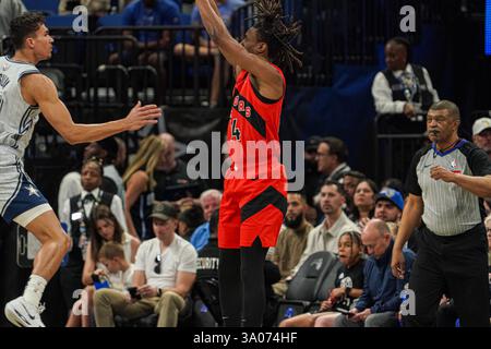 Toronto Raptors guard Ja'Kobe Walter (14) dunks against the Toronto Raptors during the first ...