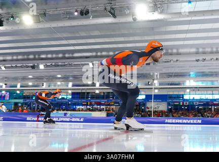HEERENVEEN, NETHERLANDS - MARCH 2: Chris Huizinga of Netherlands during ...