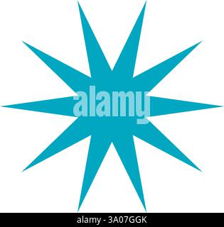 Bold Geometric Star Icon Stock Vector Image & Art - Alamy