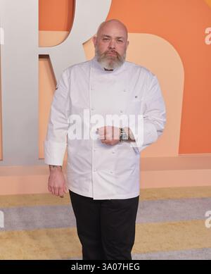 Evan Funke attends the 2025 Vanity Fair Oscar Party at Wallis Annenberg ...