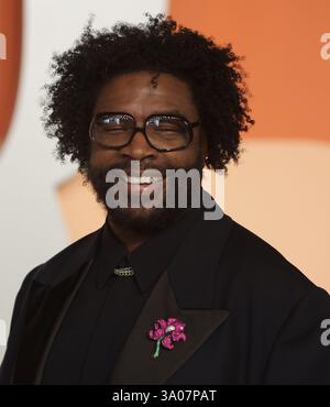 USA. 02nd Mar, 2025. Questlove walking on the red carpet at the 2025 ...
