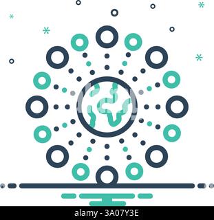 Icon for digitization, network Stock Vector Image & Art - Alamy