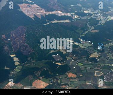 Aerial view of farms in Guangdong province, China Stock Photo - Alamy