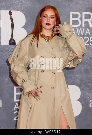 Sasha Keable attends The BRIT Awards 2025 at Intercontinental Hotel ...