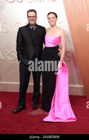 Michael Giacchino und Andrea Datzman bei der Oscar Verleihung 2025 ...