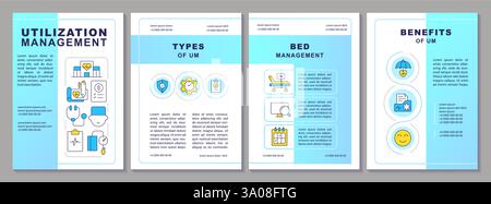 Types of utilization management infographic vertical sequence Stock ...