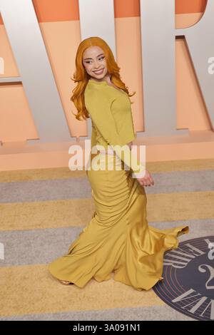 Ice Spice attends the 2025 Vanity Fair Oscar Party at Wallis Annenberg ...