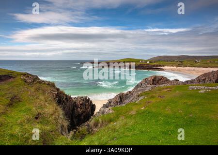 Amazing Clachtoll Beach in Lochinver, Scotland. Clachtoll Beach is a ...