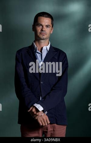 Daniel Swift speaking at Hay Festival 2013 Hay on Wye Powys Wales UK ...