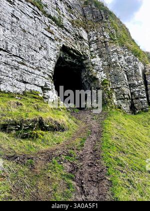 View on the Caves of Keash in Sligo mountains, Ireland Stock Photo - Alamy