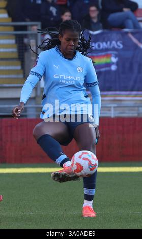 LONDON, ENGLAND - Khadija(Bunny)Shaw of Manchester City WFC scores ...