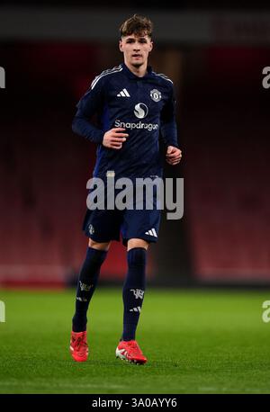 Manchester United's Jack Fletcher during the Premier League match at ...