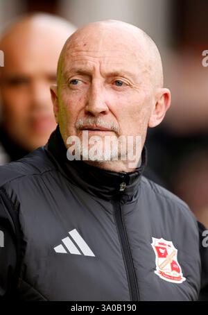 Ian Holloway (Manager) of Swindon Town during the EFL Vertu Trophy ...