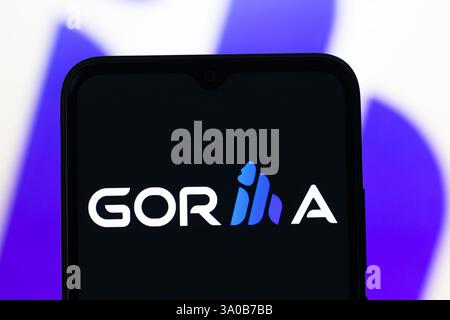 In this photo illustration, a Gorilla logo is seen displayed on a ...