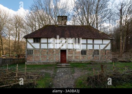 Pendean Farmhouse, one of the old buildings inside the Weald and ...