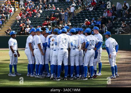 UCLA huddles before an NCAA college basketball game against Nebraska ...
