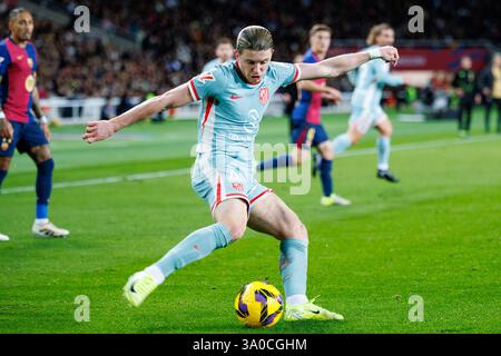 Conor Gallagher of Atletico de Madrid celebrates a goal 1-0 during the ...
