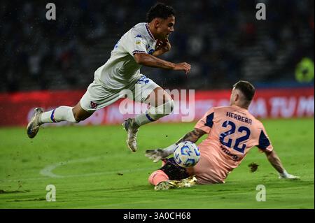 CORDOBA, ARGENTINA 01 March - Guido Herrera Goalkeeper (L) battles for ...