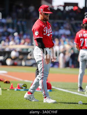 Cincinnati Reds outfielder Blake Dunn (59) in the sixth inning of a ...