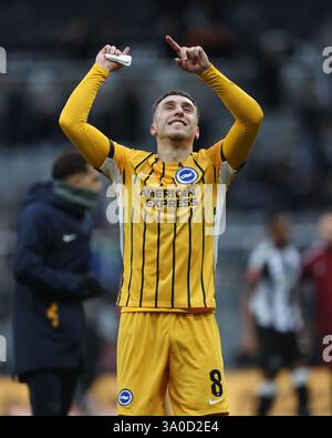 Brighton and Hove Albion's Brajan Gruda during the Premier League match ...