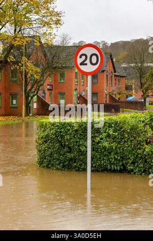 Treforest , Pontypridd, Wales, UK - 24 November 2024: Road sign for a ...