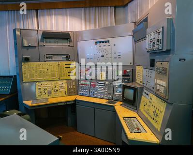 Old control panel of soviet nuclear missile Stock Photo - Alamy