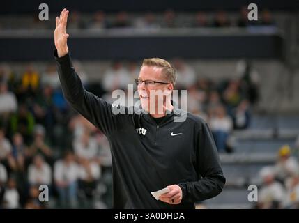 MAR 12 2025: Baylor head coach Scott Drew gives instructions against K ...