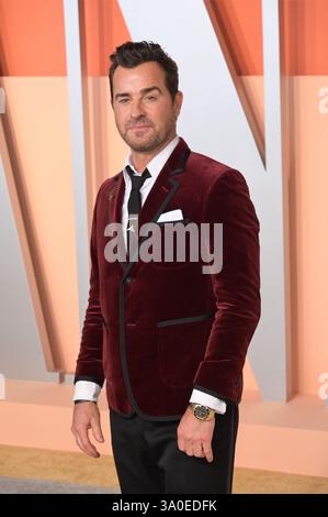 USA. 02nd Mar, 2025. Justin Theroux and Nicole Brydon Bloom walking on the red carpet at the ...