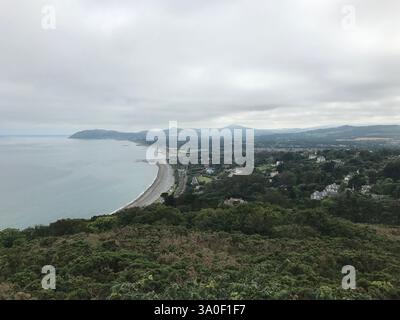 Aerial view of Bray in Dublin, the breathtakin coast of Ireland Stock ...