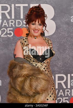 London, UK. 1 March 2025. CMAT aka Ciara Mary-Alice Thompson arriving ...