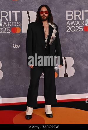 ***STRICTLY EDITORIAL USE ONLY*** Jared Leto attends The BRIT Awards 2025 in London, England. UK ...