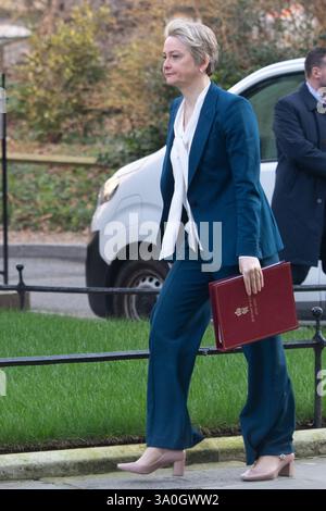 Home Secretary Yvette Cooper arrives in Downing Street, London, for a ...
